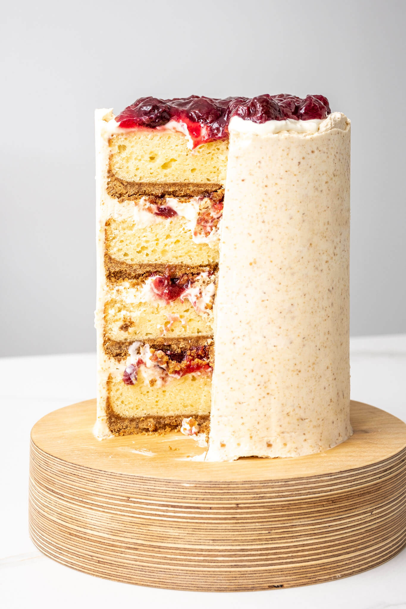Cherry cheesecake layer cake – Shelf5